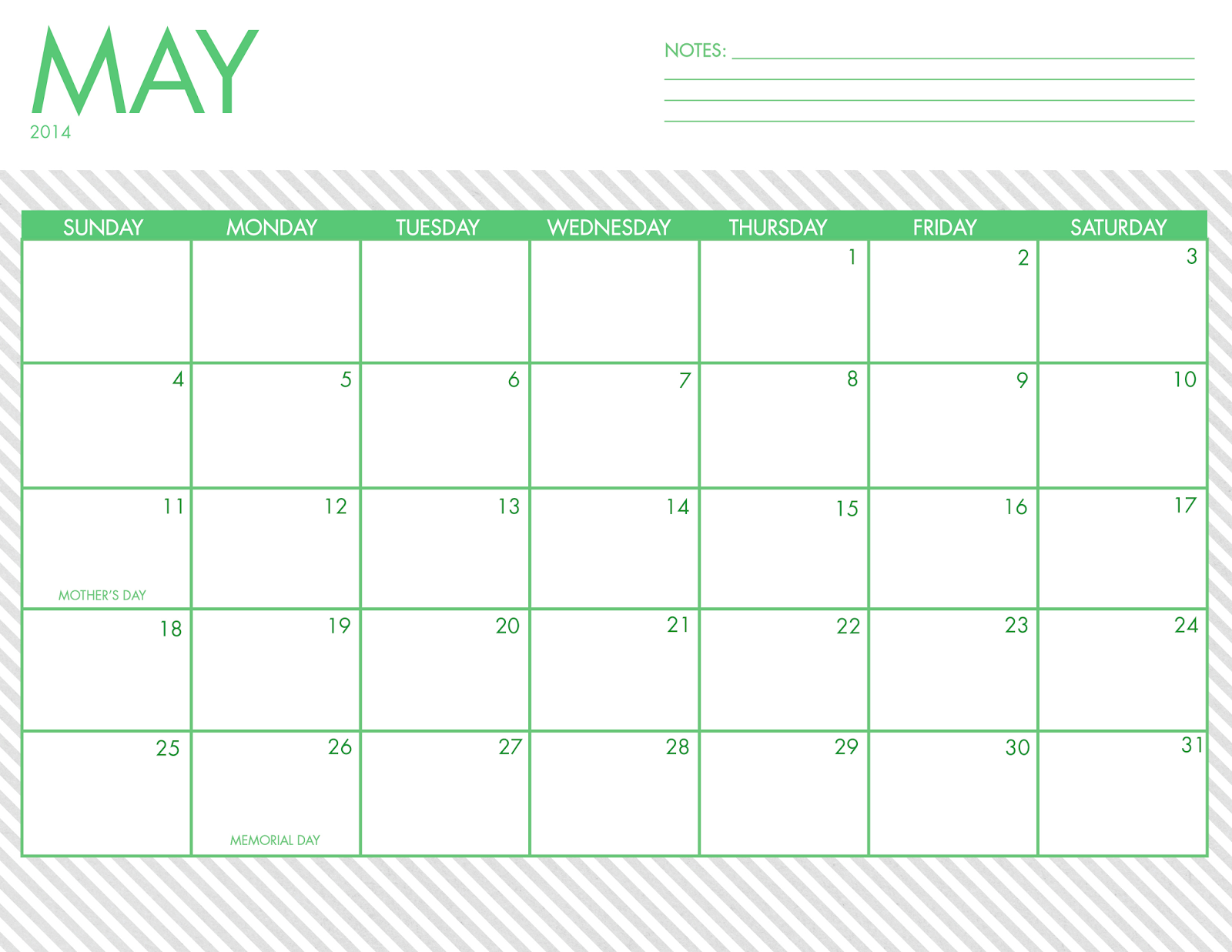 FREEBIES // 2014 CALENDARS – Oh So Lovely Blog