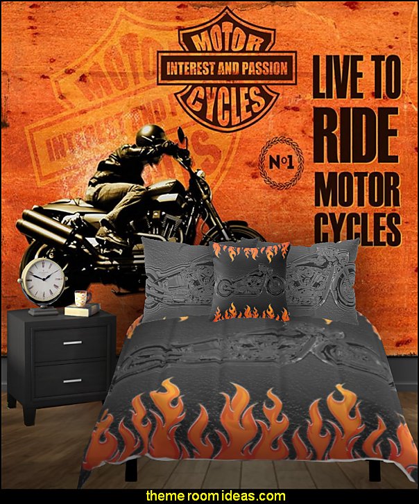 Decorating theme bedrooms - Maries Manor: flames bedding - flames wall ...