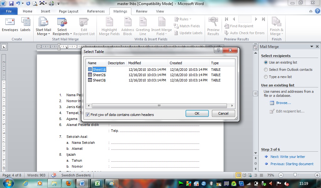 Office 2016 mail merge labels - massagesas