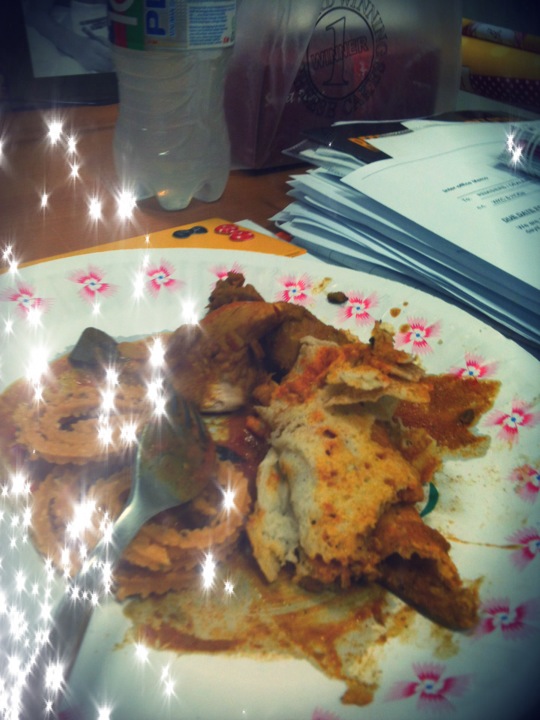 She Loves Pink: Tosai with curry chicken