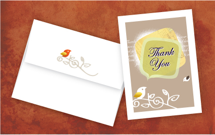 Giving Tree 33: DIY Printable Thank You Card & Envelope