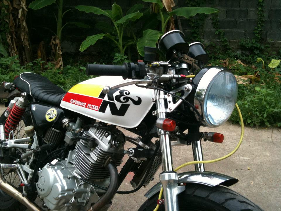 Honda CG 200 K&N Cafe Racer by Sornsakol Futrakul - Lsr Bikes