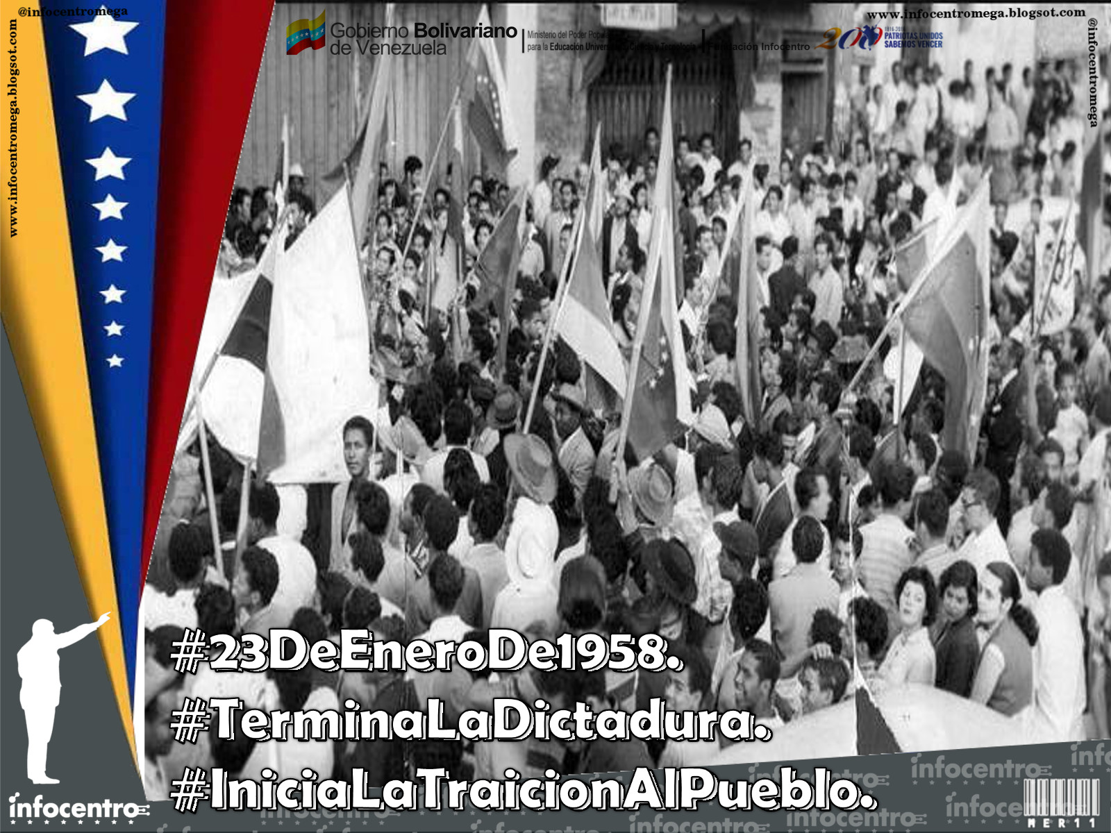 Megainfocentro Mérida: 23 de Enero de 1958 Derrocamiento de Marco Perez ...