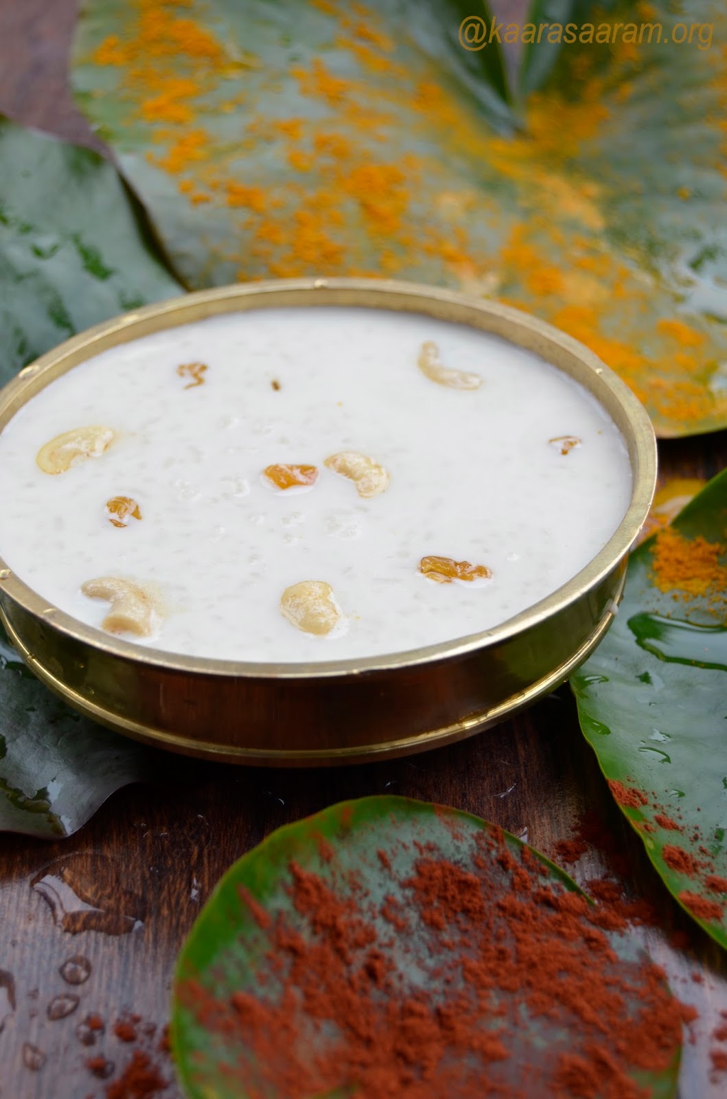 Kaarasaaram: Paal Payasam .. For a new beginning