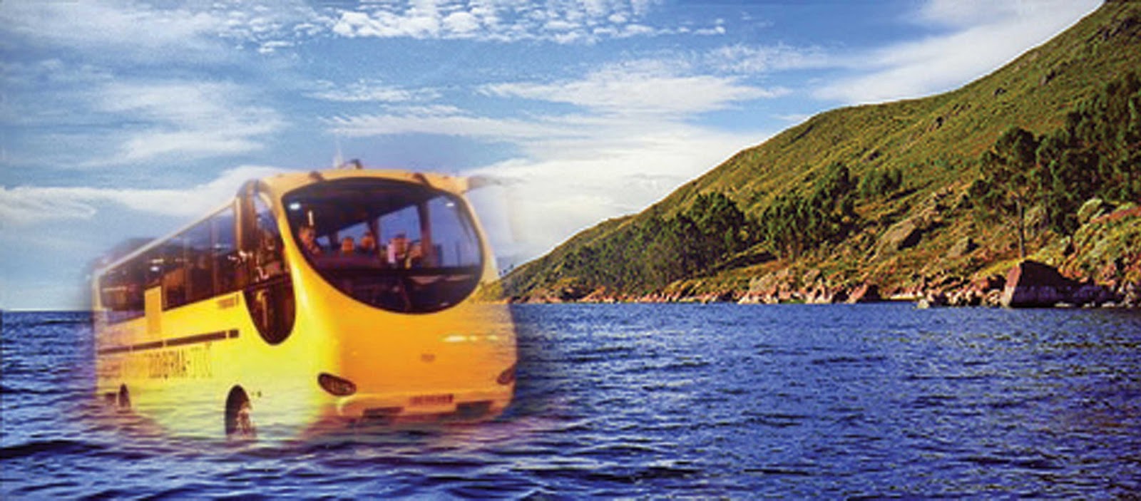 Necesitamos un “Amfibus” de este estilo el estrecho de Tiquina ...