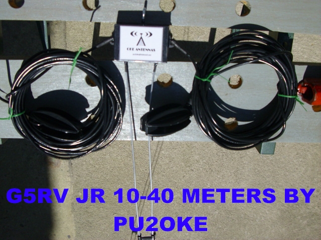 OKE ANTENNAS: G5RV JR 10-40 Meters by PU2OKE - descontinuada