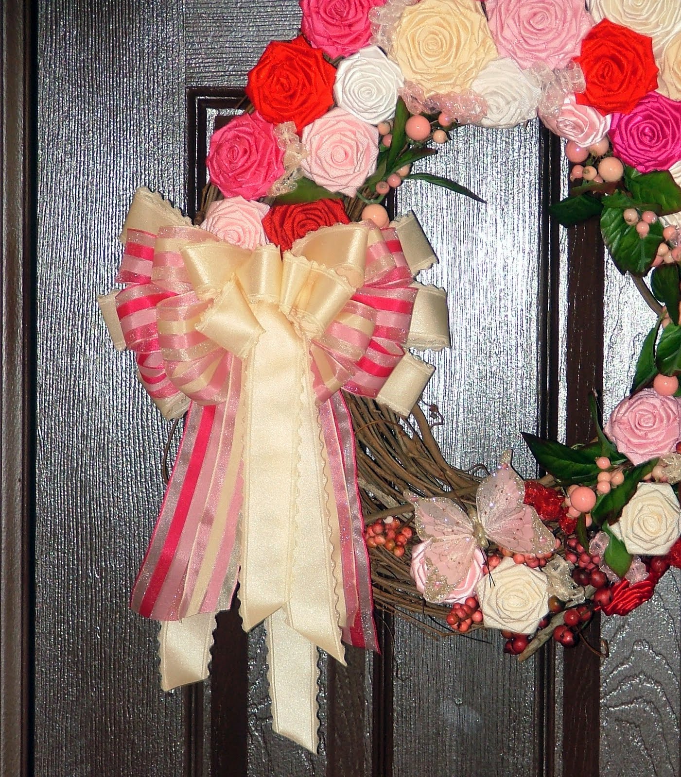 Andrea's Bow Cottage: Ribbon Roses