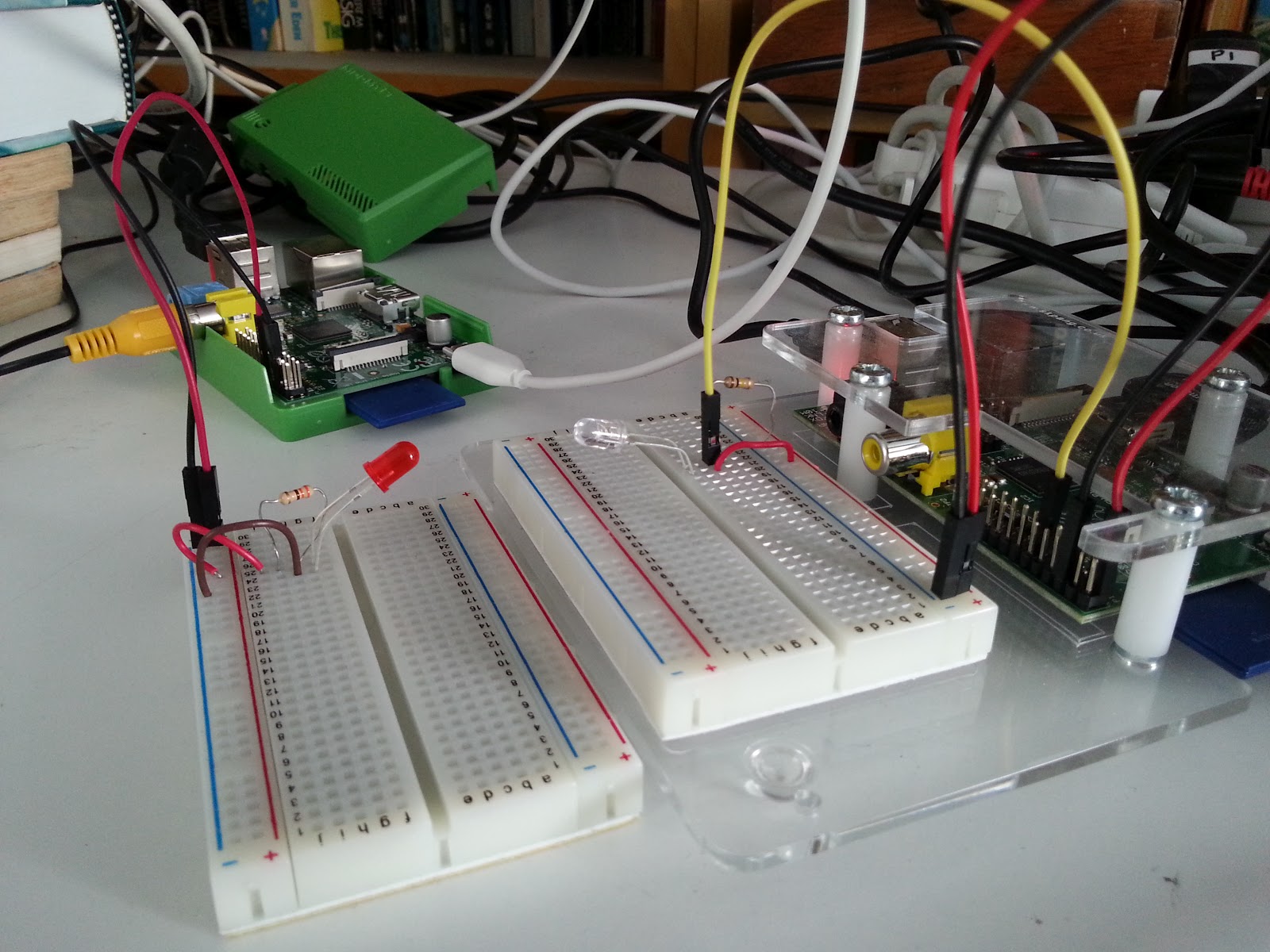 Wavey's Raspberry Pi Blog: 2 Raspberry Pis communicating via morse code
