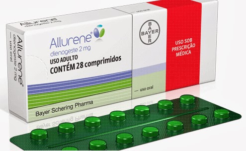 A vida de uma endomulher : Remédio Allurene (Visanne) para endometriose!!!