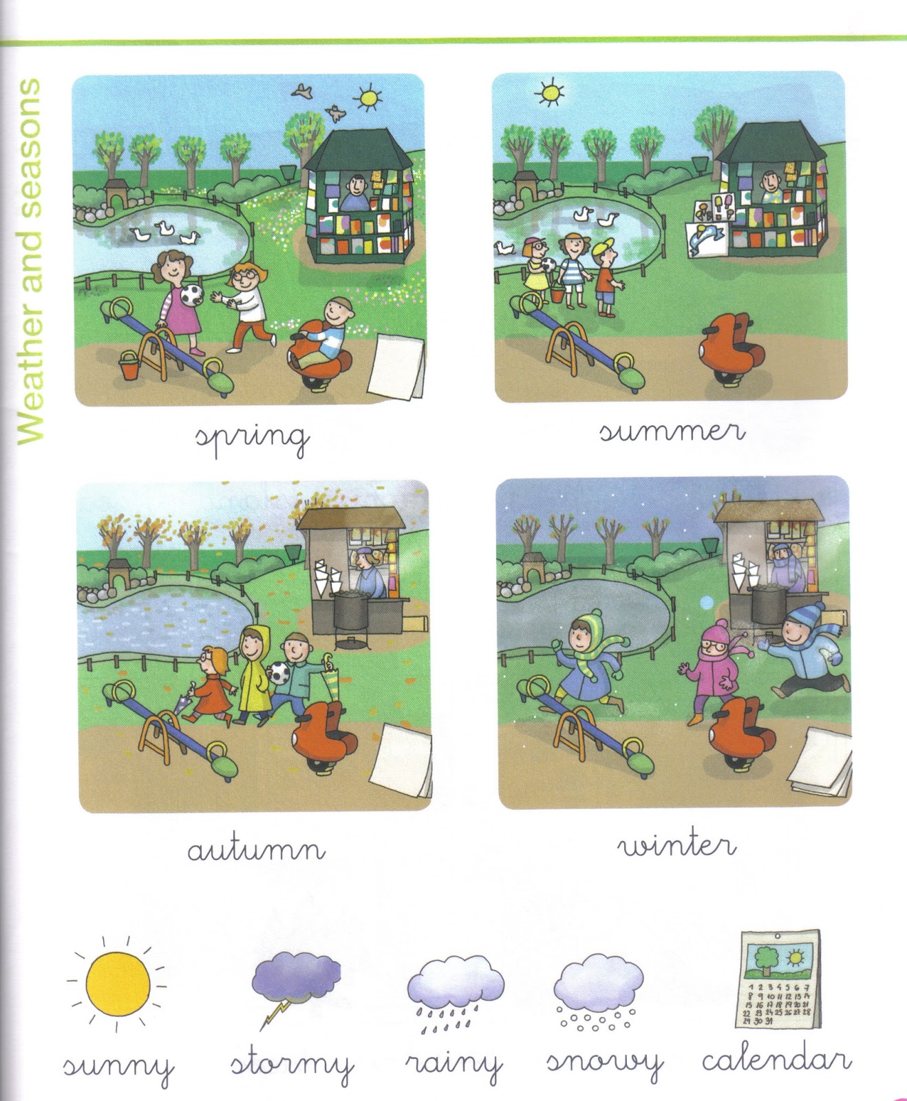 Inglés con la "Seño-Teacher Silvia": Unit 9. Weather and Seasons.