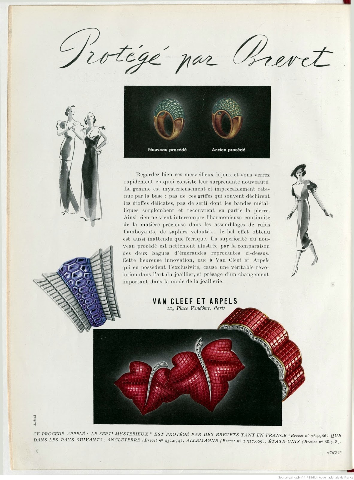 BIJOUX ET PIERRES PRECIEUSES: Serti Invisible. Quid de cette invention ...