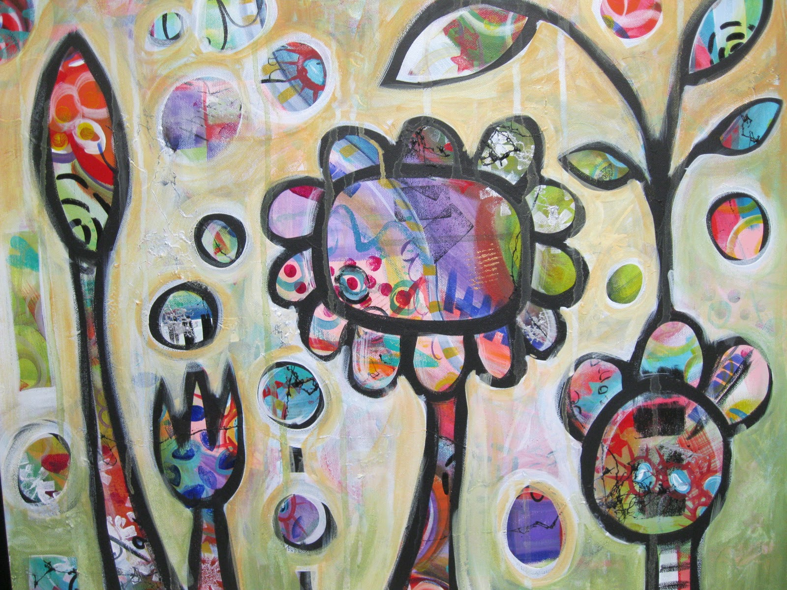 Sparkle and Spin - The Art of Sunny Carvalho: Progressive Painting