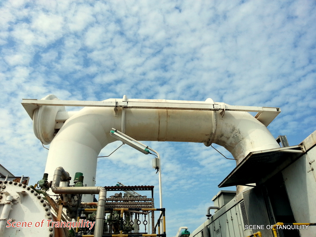 Scene of Tranquility: Crossover Pipe sky