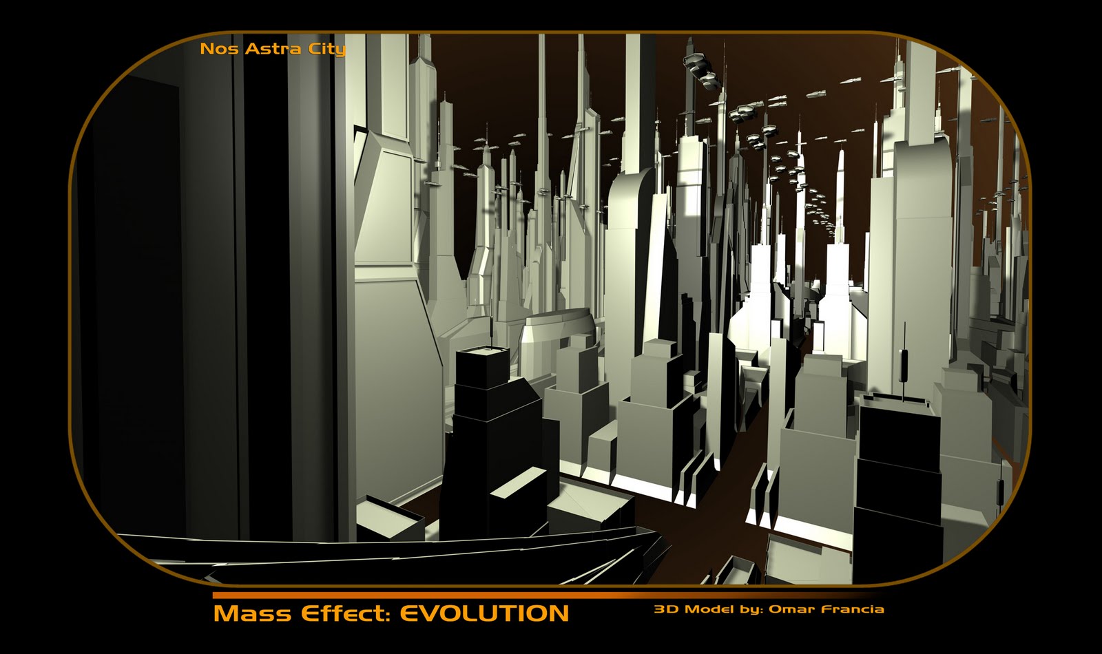 OMAR FRANCIA - Comics: MASS EFFECT: Evolution - 3D Art - PART 2