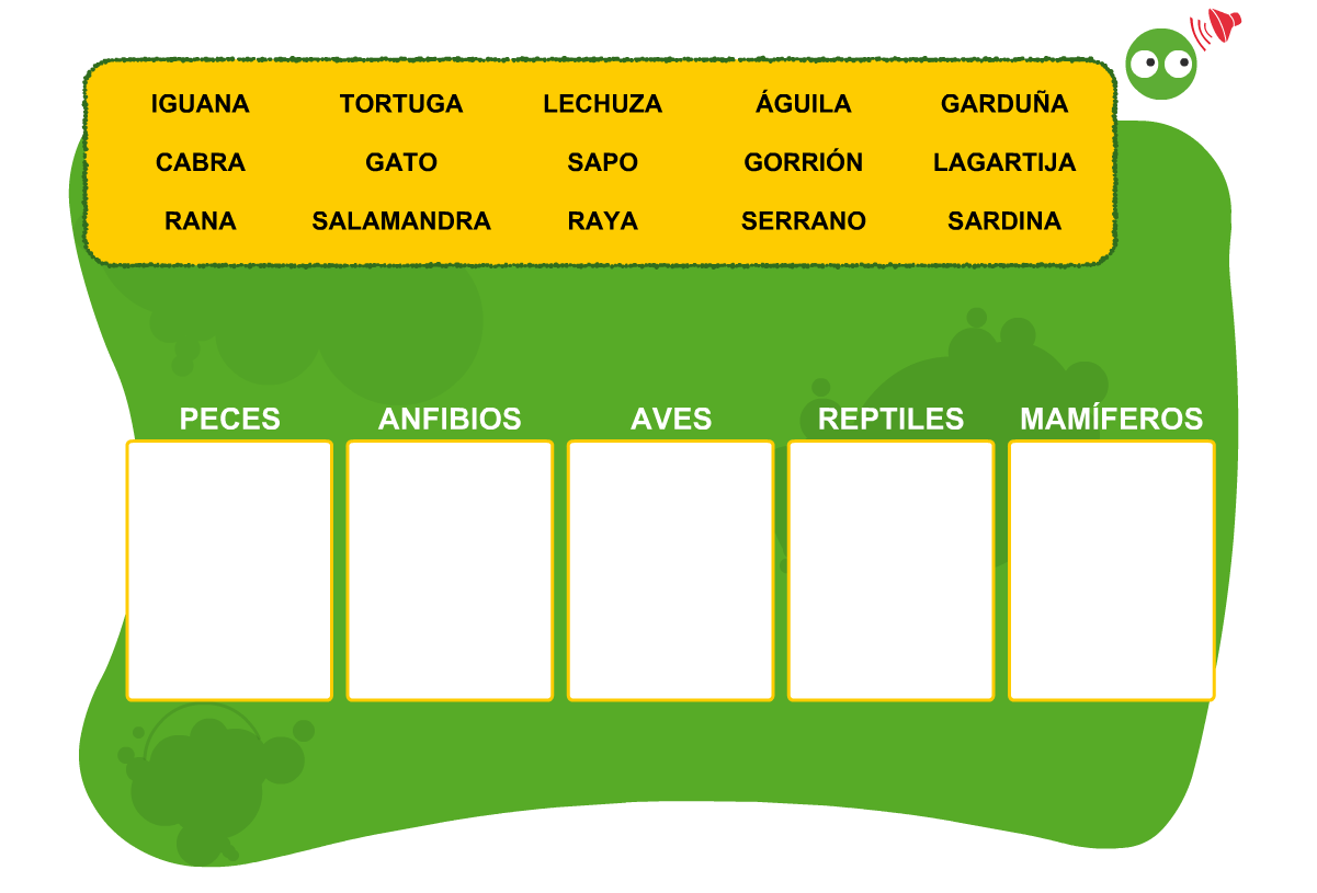 VERTEBRADOS E INVERTEBRADOS :: JUGANDO Y APRENDIENDO