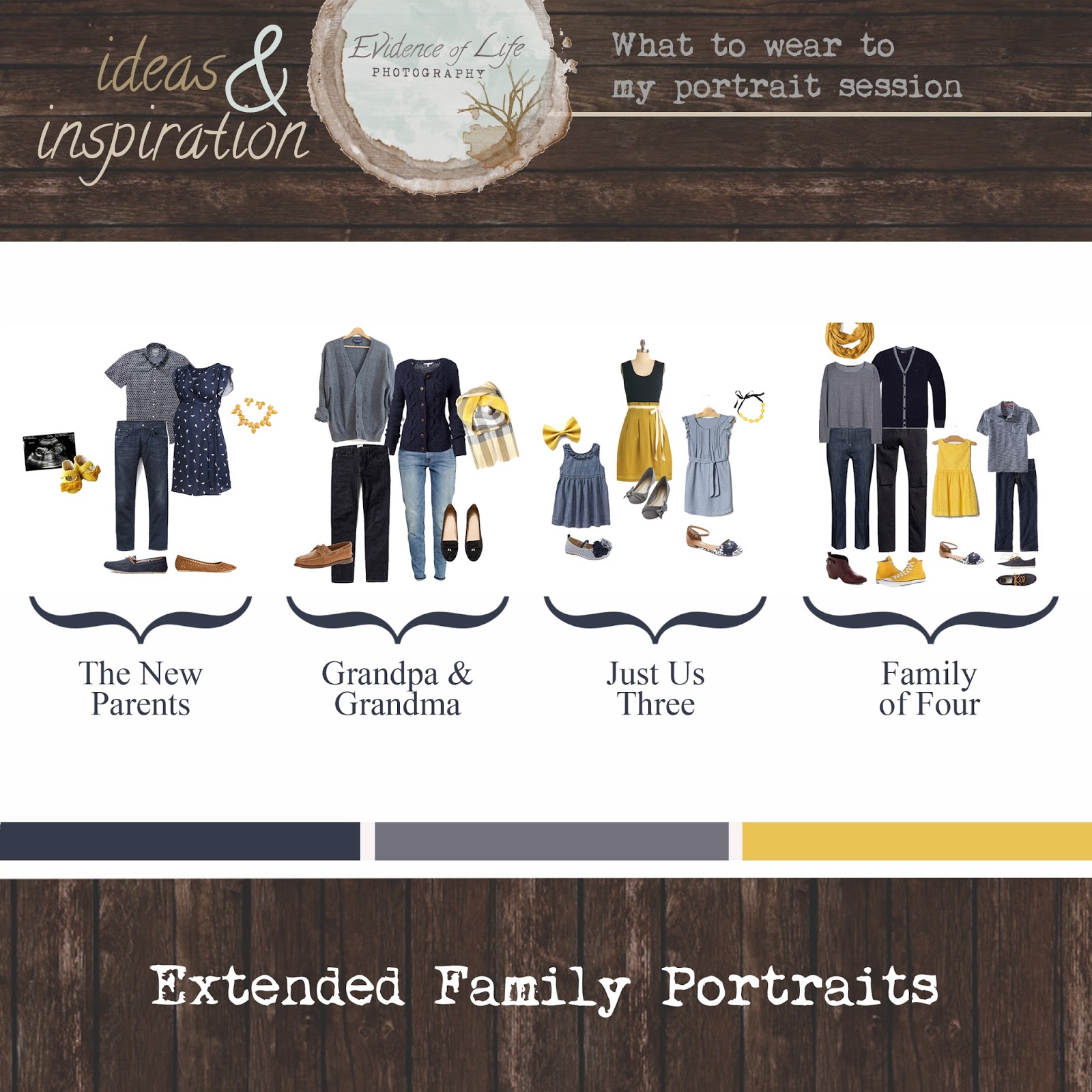 What Should We Wear to Our Portrait Session? | Pop Colors & the ...