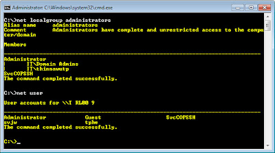 Details and Examples net user /domain user info from the command line ...