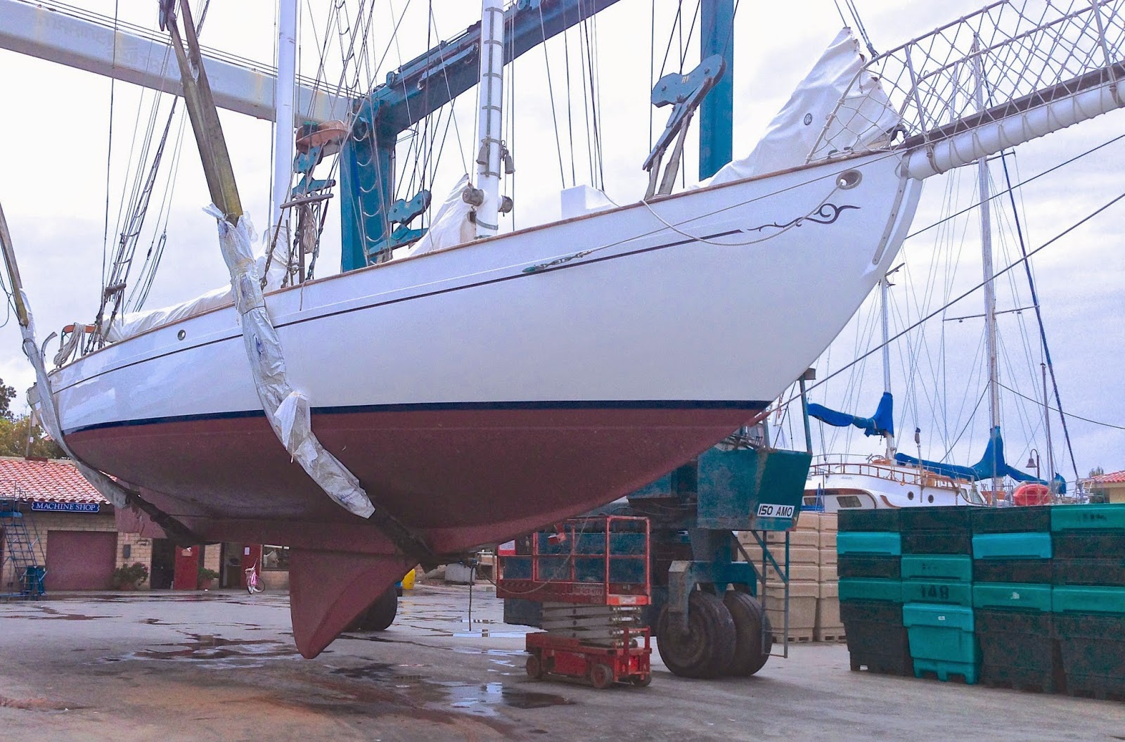 MAYAN - The chronicles of our schooner: MAYAN - What She's Like Under ...