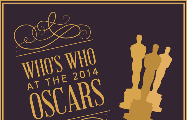 Who’s Who at the 2014 Oscars [infographic] - Visualistan