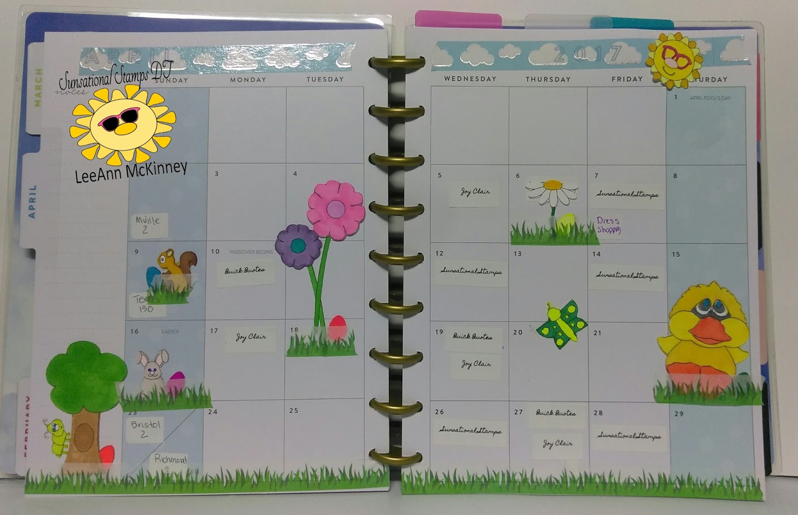 Sunsational Spring Planner ~ MIMIS CRAFTY ABYSS