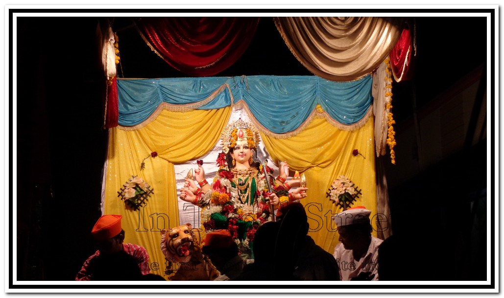 In Terdal Streets: Devi Procession In Terdal Streets