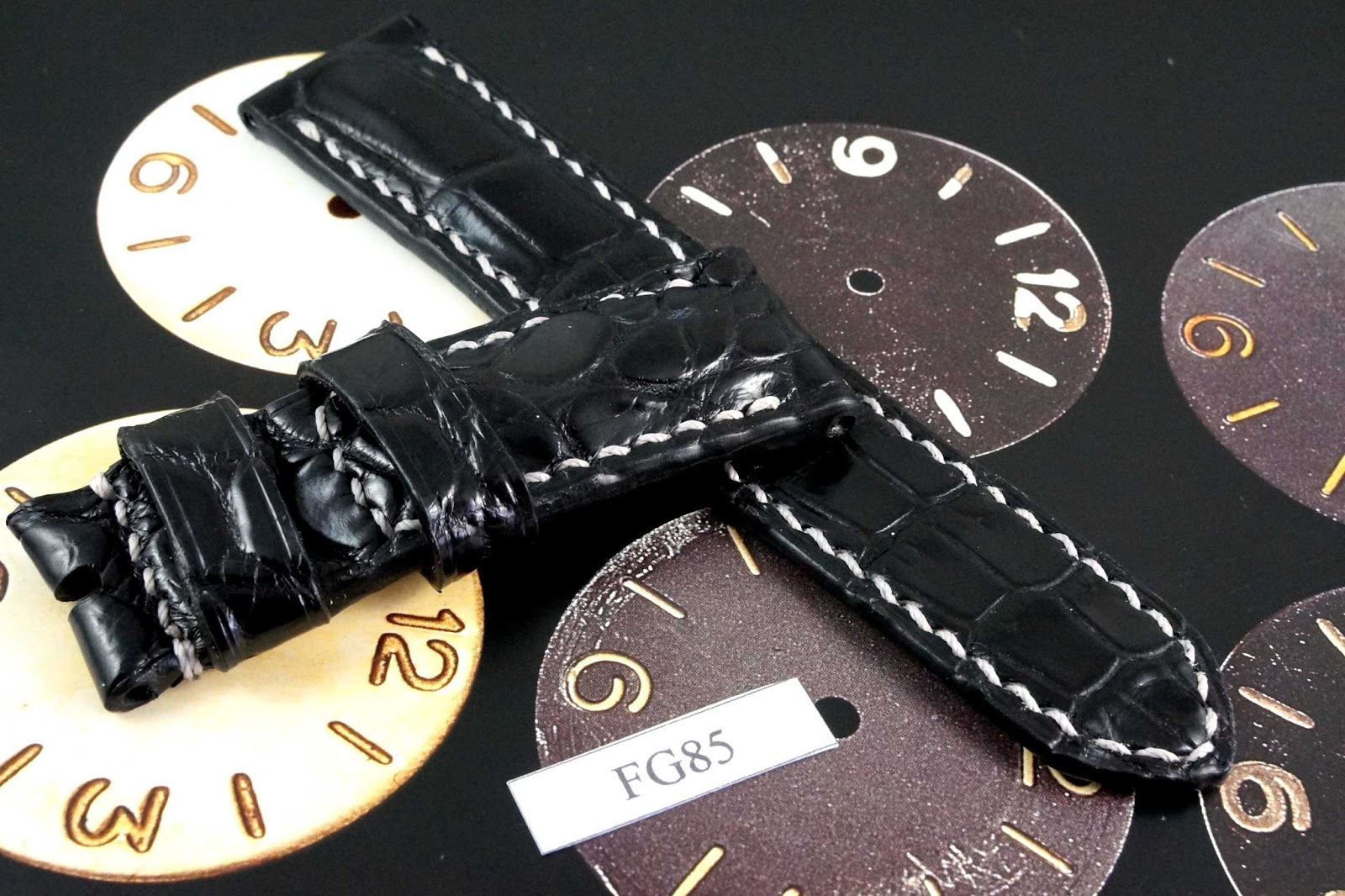 Orloff straps: CROCODILE STRAPS AVAILABLE