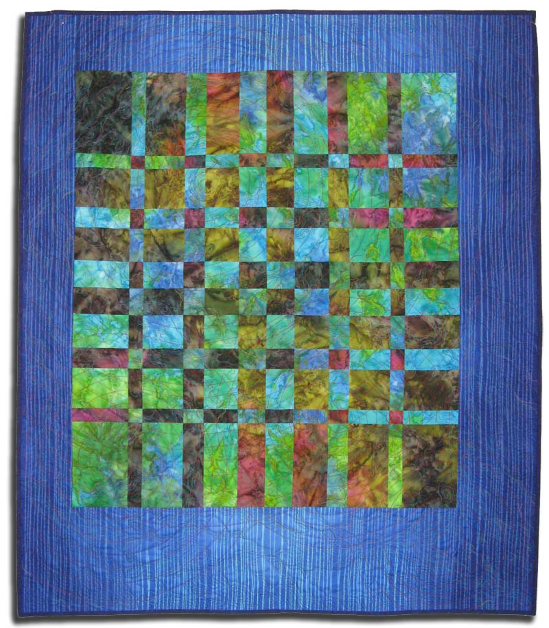 Fiber Antics by Veronica: New quilt: Harmonic Convergence