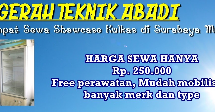 Sewa AC Floorstanding, Showcase, Freezer Box di Surabaya