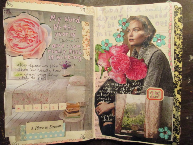 The Painted Flower: more visual journal pages...