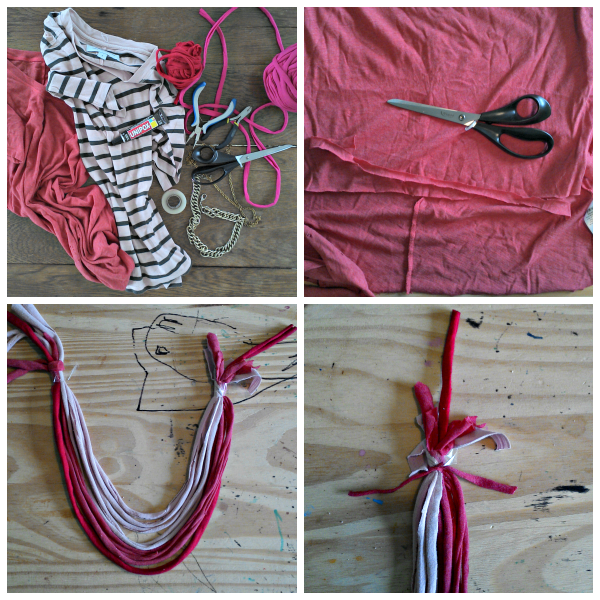 Como hacer collares de tela paso a paso - Imagui