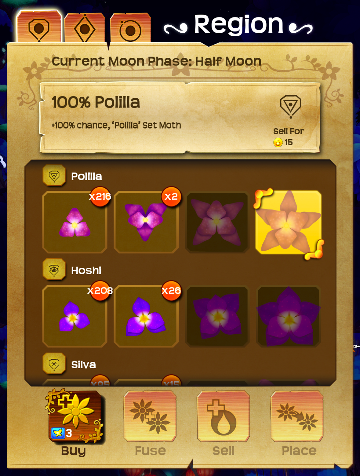 A Flutter Starlight Journey: Core Sets: Save Your Attraction Flowers ...