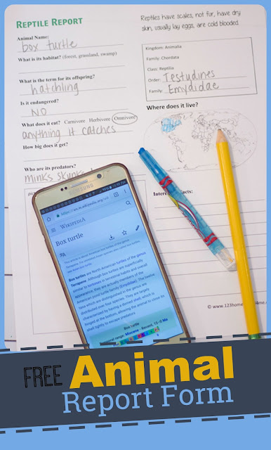 FREE Animal Report Printables and Notebooking Pages