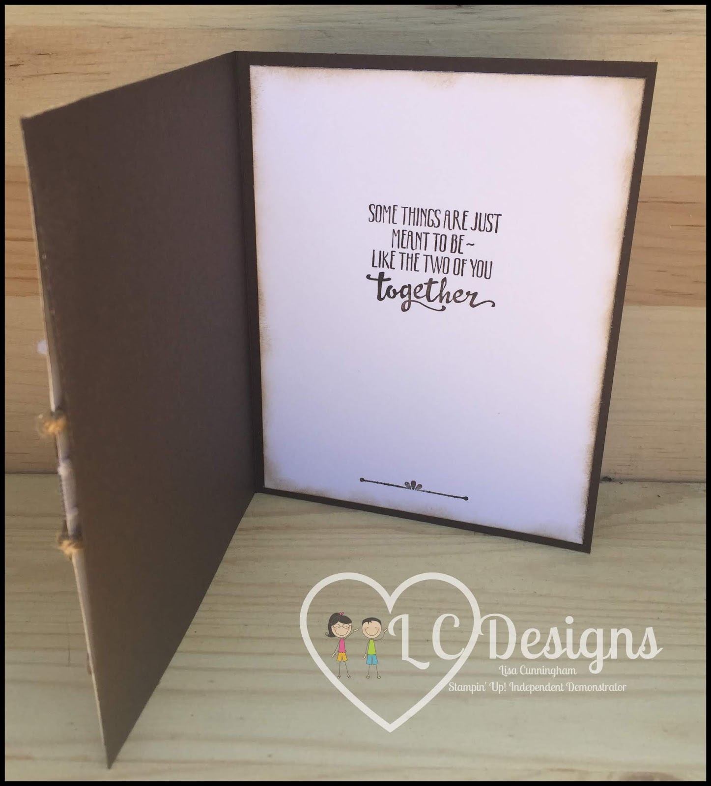 LCDesigns: Rustic Wedding Card