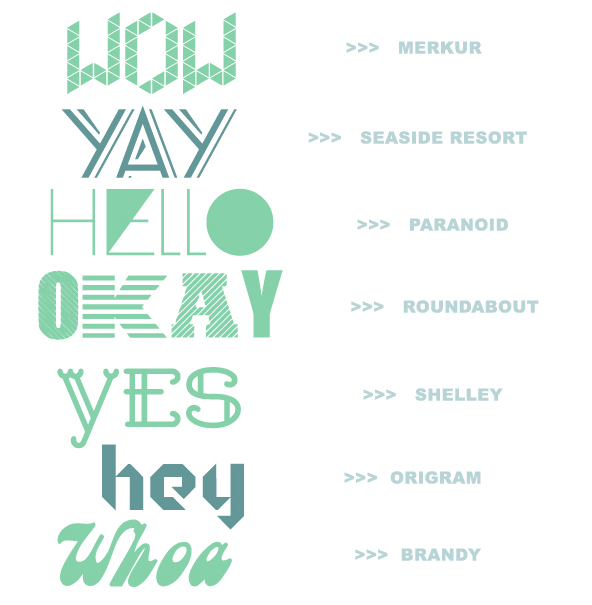 Grafik Ministeriet: Gratis lækre skrifttyper som virke