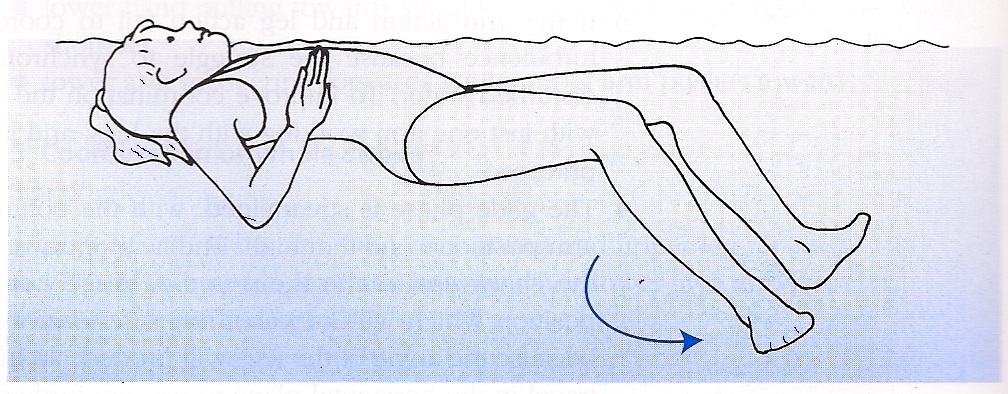 Swimming Teaching: Learn How To Swim 101 - How To Swim Survivial Backstroke