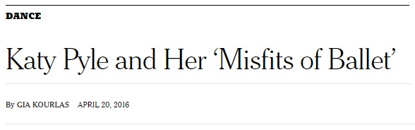 La MaMa Blogs: Katy Pyle and Ballez featured in The New York Times