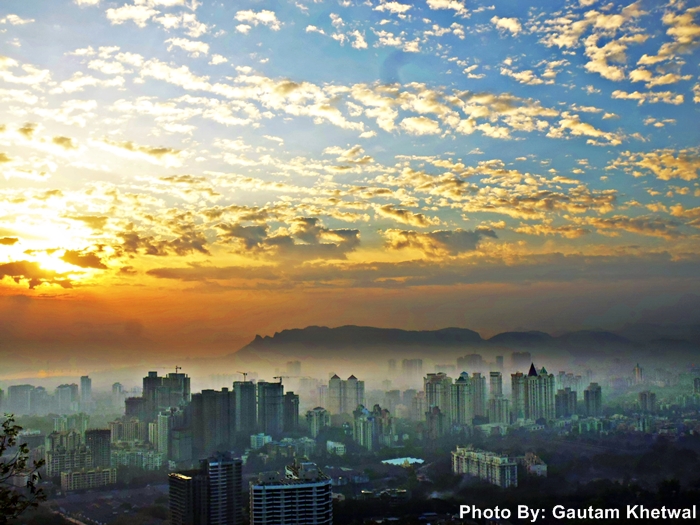 Thane - The Lake City: Thane City Sunrise
