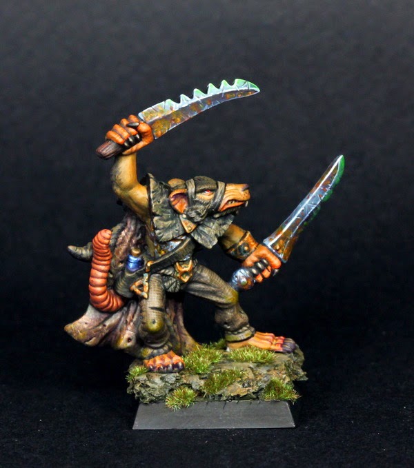 Serpentarium: 3 warhammer fb old school miniatures