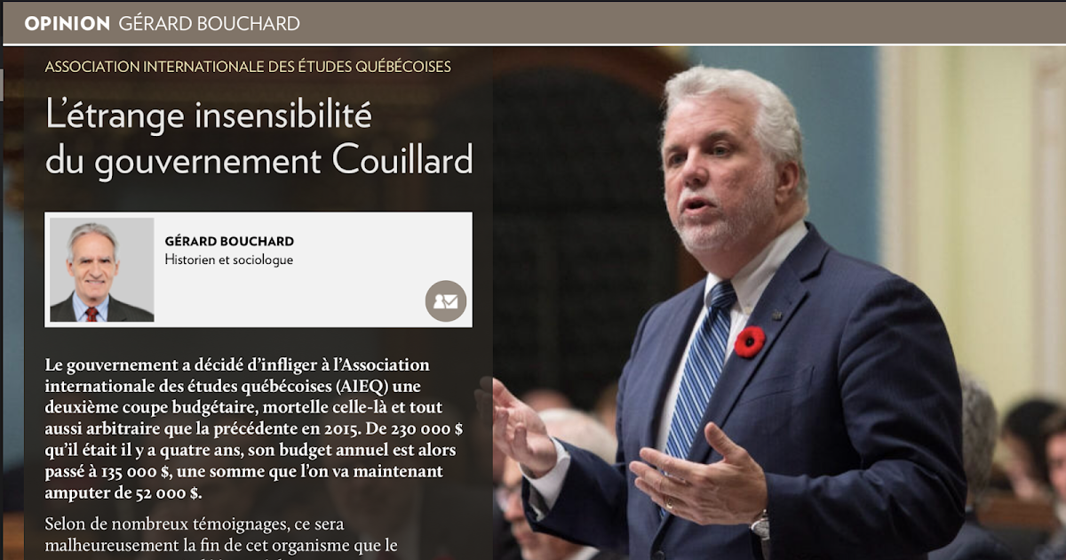 Gérard Bouchard se porte à la défense de l’AIEQ