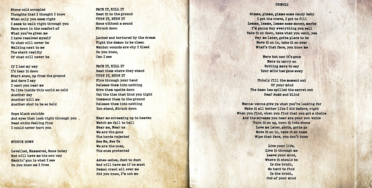 Cries from the Quiet World: Overkill "Killbox 13"