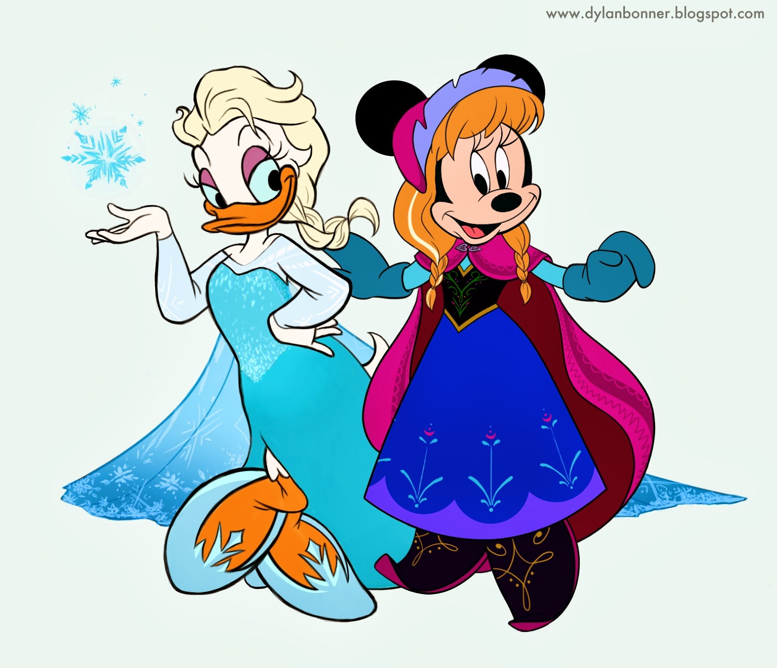 DYLAN BONNER: Disney Meets Disney: 'Daisy and Minnie get "FROZEN ...