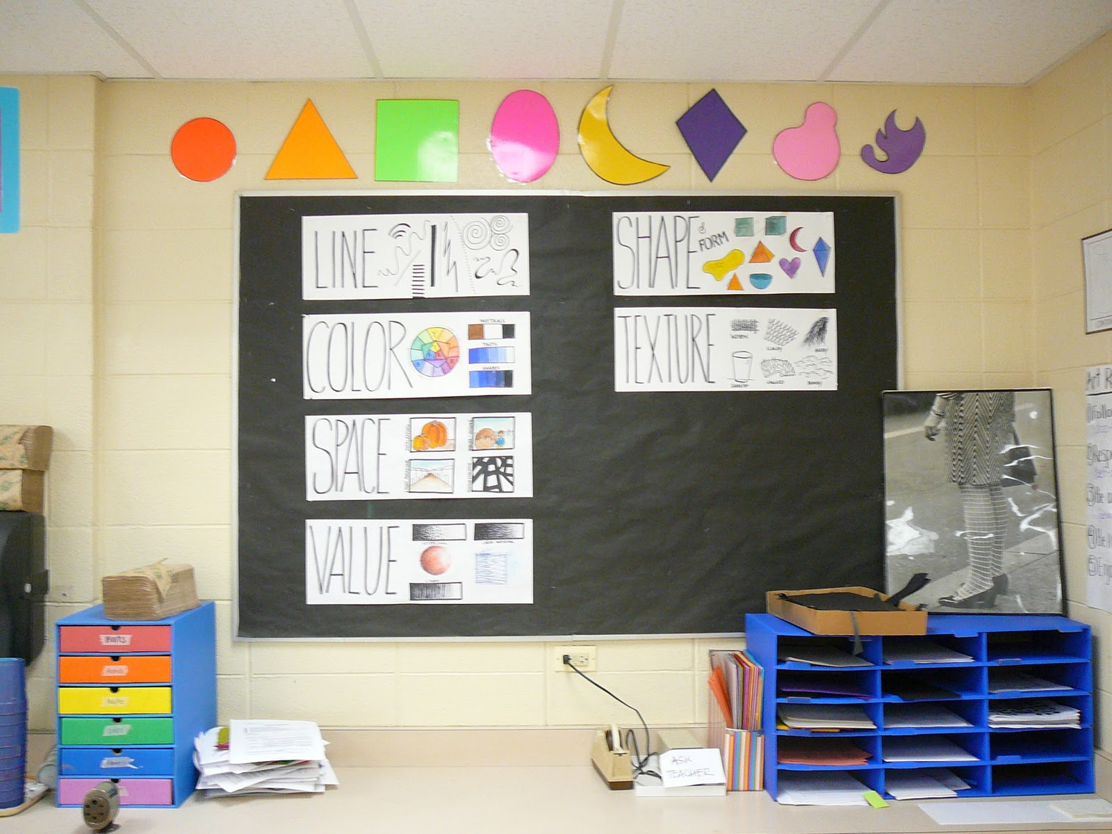 Bulletin Board idea | Art room, Art classroom decor, Art classroom ...