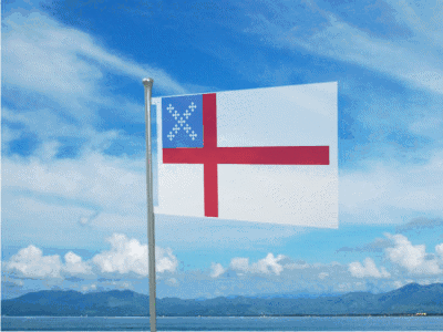 Flying Flag of the Episcopal Church | Christian Animations