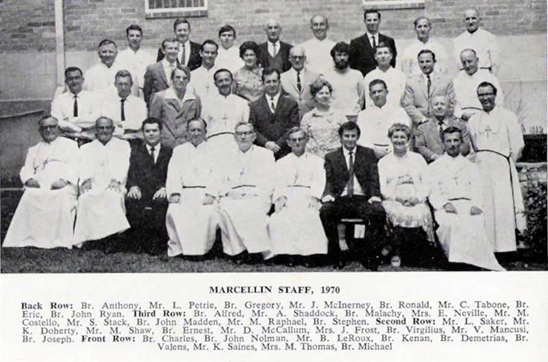 Leaving Class Of 1971 + 1973 - Marcellin College Randwick: Class Photos ...