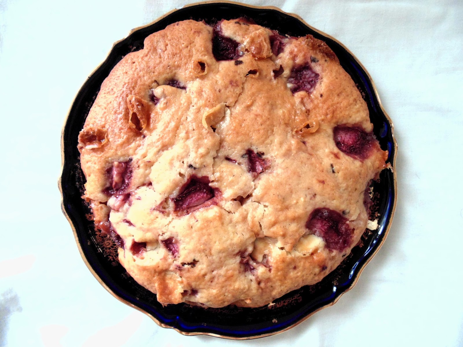 GATEAU GAGA - Love cakes: Gateau aux fraises et au chocolat blanc