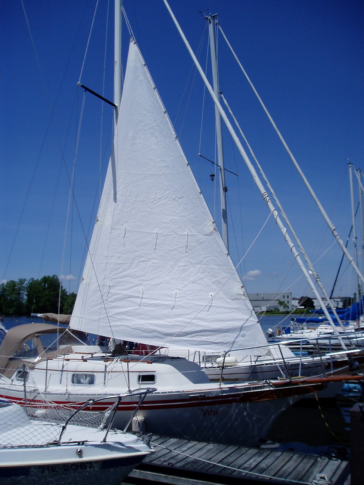 Sailing; Freedom Thru Simplicity: Staysail Rigged