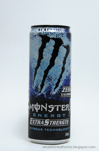 What I Drink At Work: Monster Nitrous Extra Strength Black Ice Energy ...