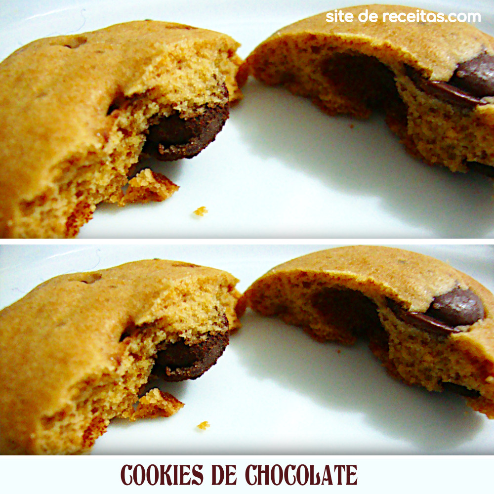 Cookies de chocolate | Site de receitas.com