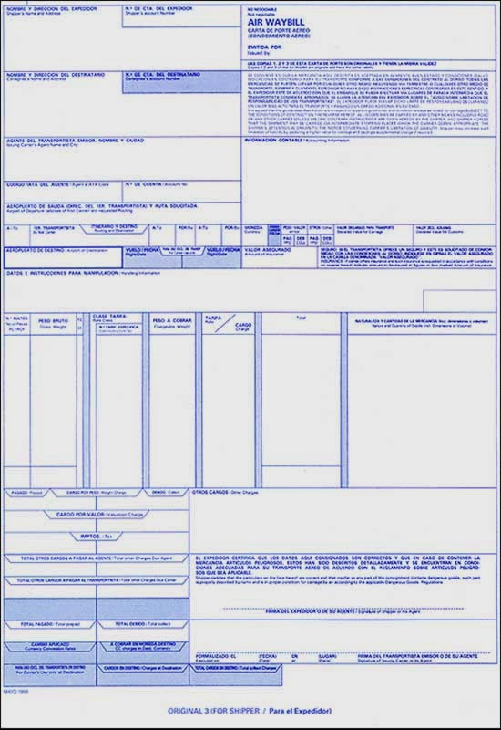Terzer : ¿Cuáles son los documentos utilizados en transporte aéreo?