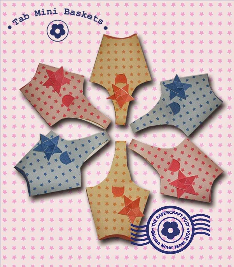 The Papercraft Post: Tab Mini Baskets